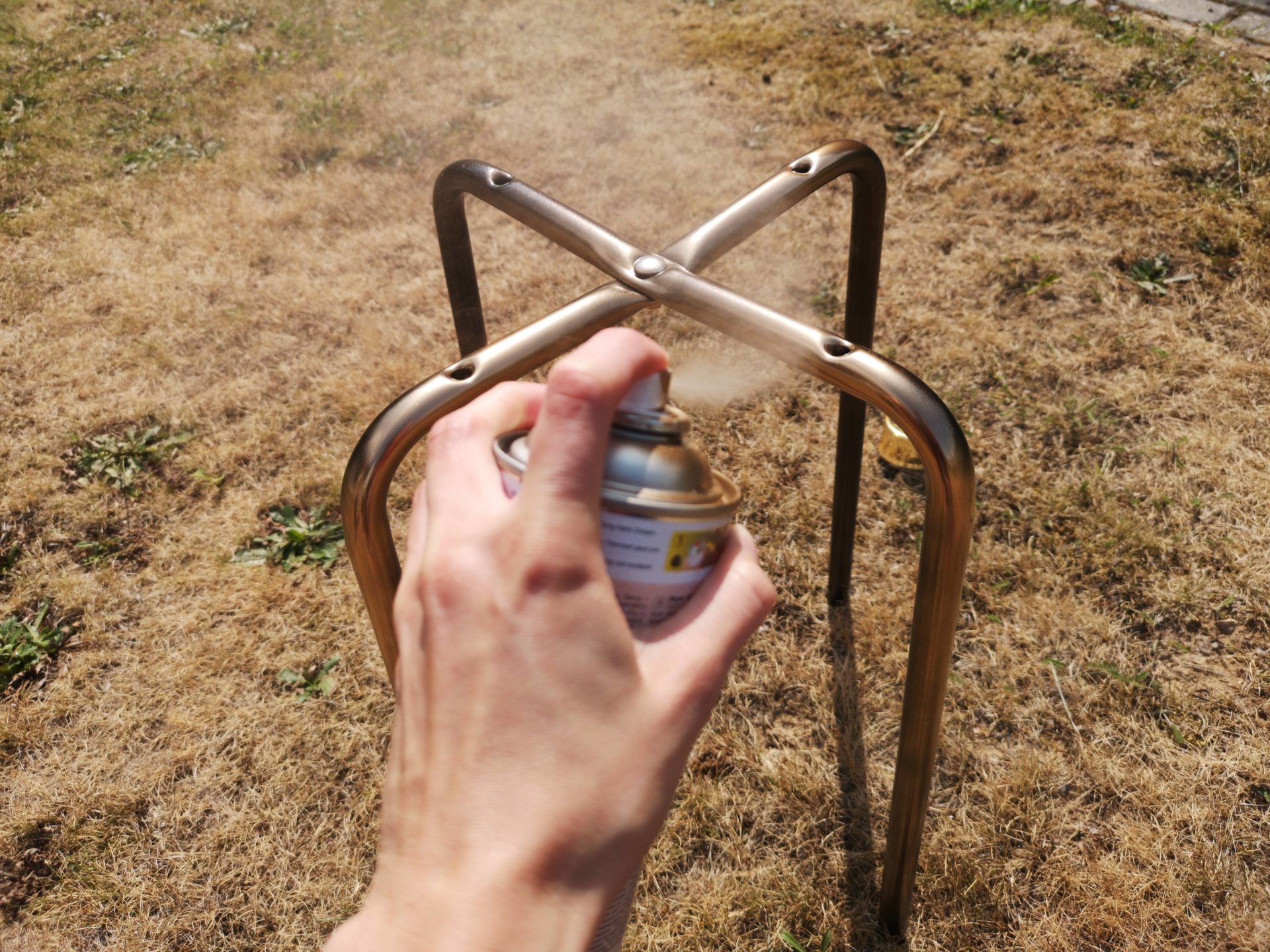 Taboret "z futerkiem" DIY - Marheri Crafts